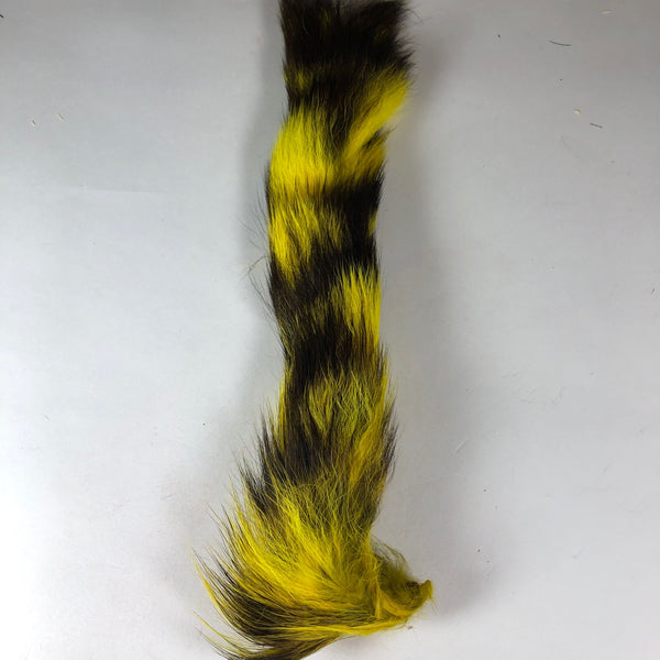 Monga Tail - Dyed Yellow - Wilkinson Fly Fishing LLC